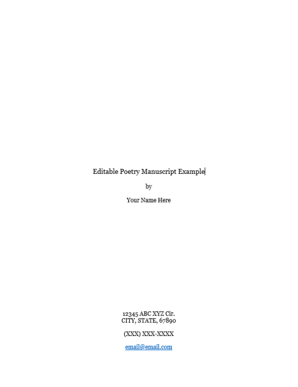 Writers.com | editable_poetry_manuscript_example